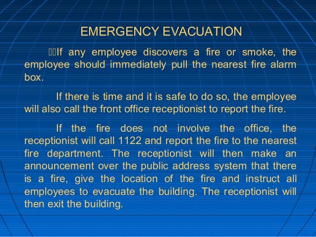 Fire safety-program 1122