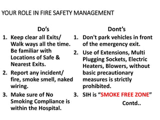 Fire safety Training / Guidelines presentation | PPTX