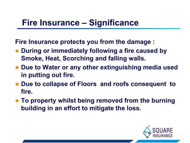 Standard Fire & Special Perils Policy (Internal Training) | PPTX | Home ...