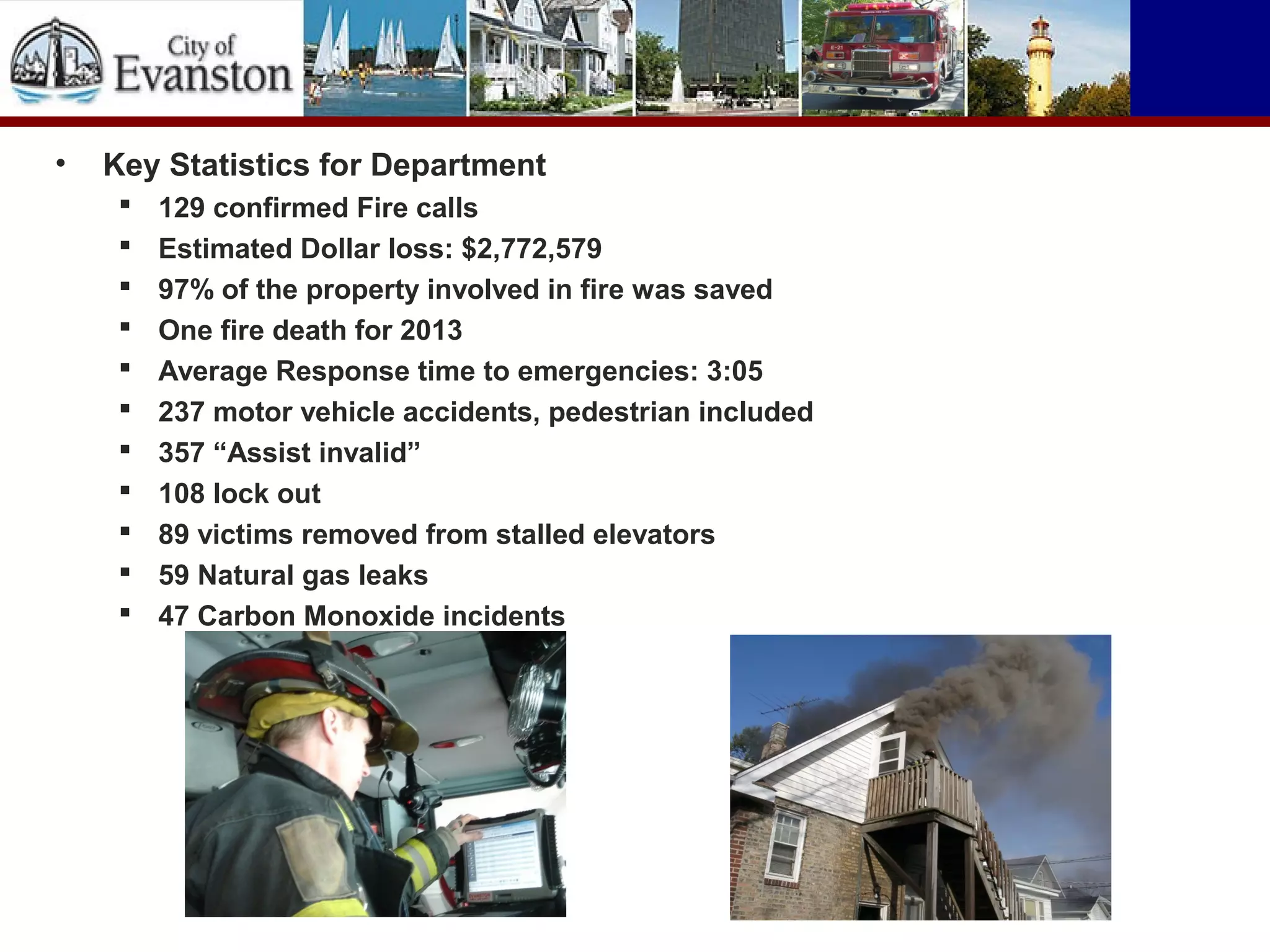 Fire Department 2013 cc presentation annual report | PPT