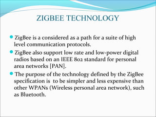 Fire accident avoidance on running train using zigbee wireless sensor network | PPT