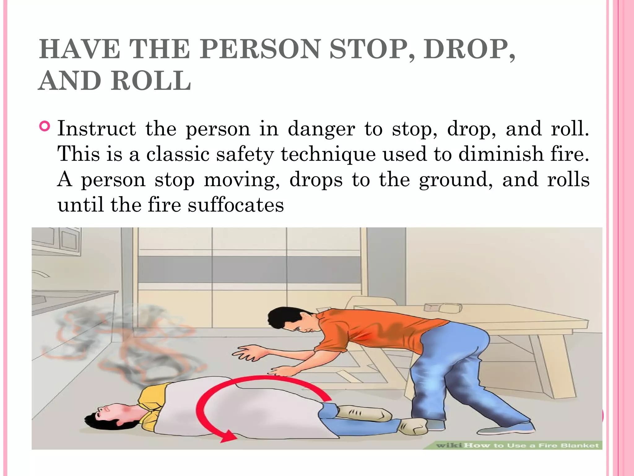 Fire accident, rescue and first aid | PPT