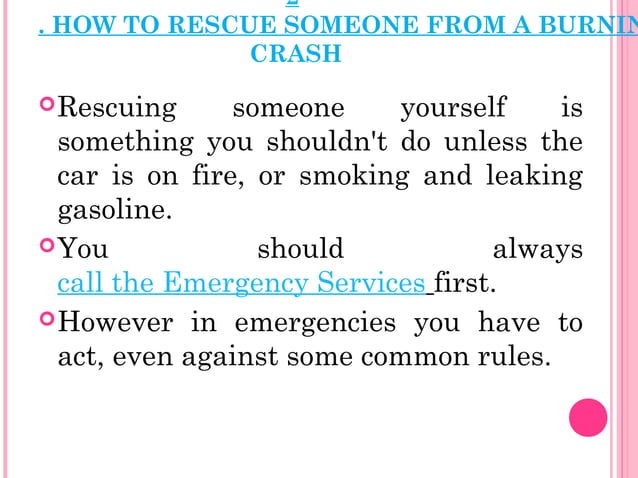 Fire accident, rescue and first aid | PPT | First Aid | Injuries