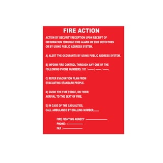 Fire action | PDF