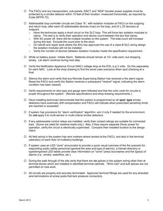 Fire alarm checklist | PDF