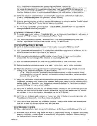 Fire alarm checklist | PDF