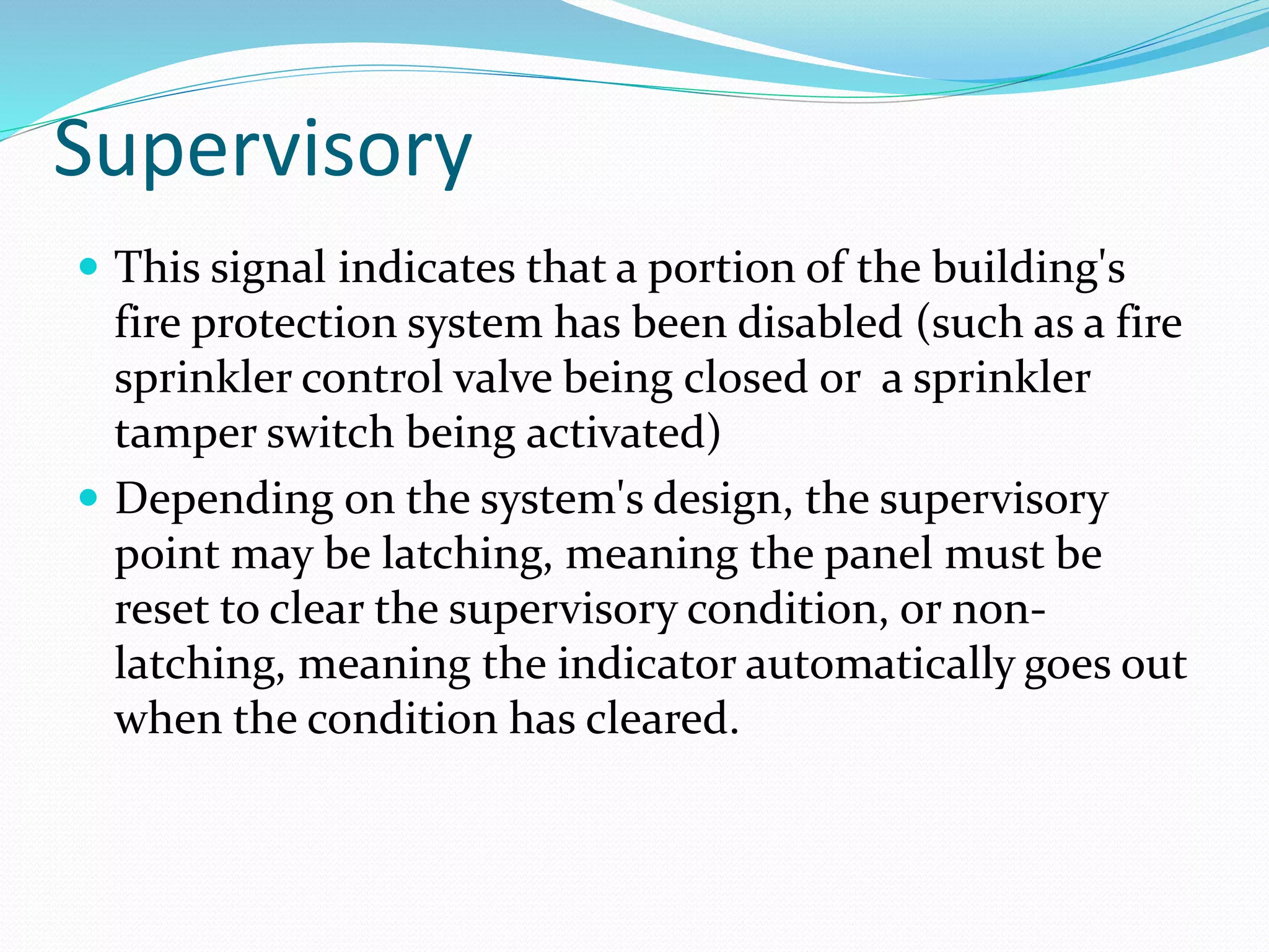 Fire Alarm Control Panel Operations | PPSX