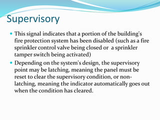 Fire Alarm Control Panel Operations | PPSX