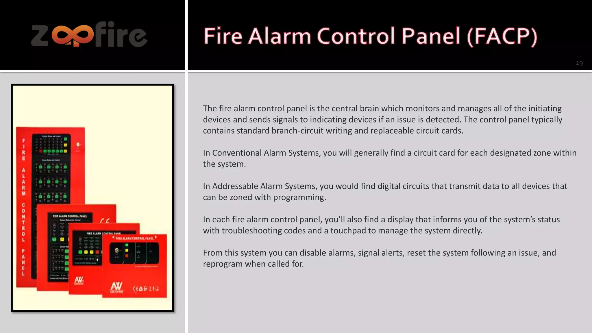 Functioning of a Fire alarm panel | PPTX