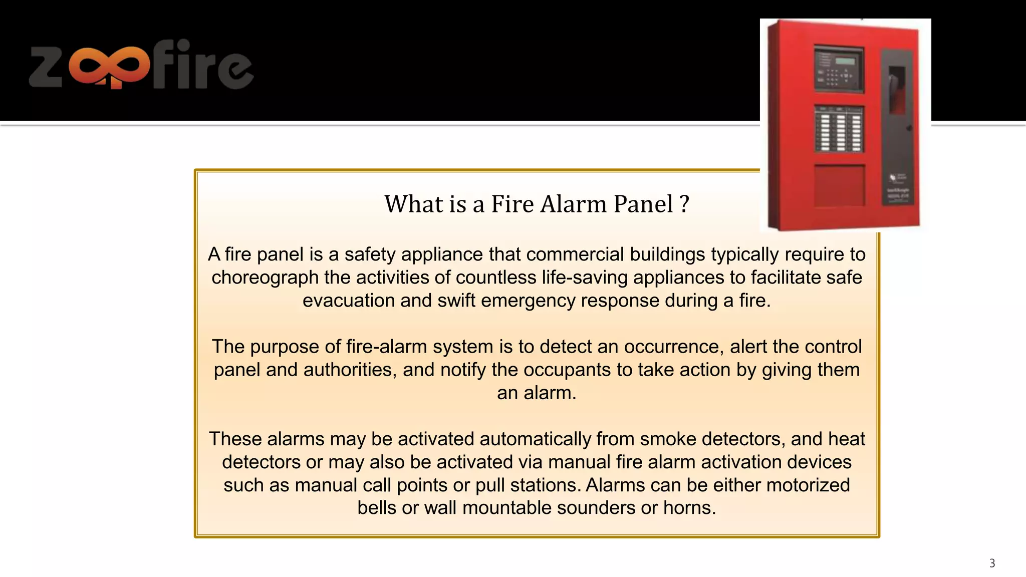 Functioning of a Fire alarm panel | PPTX