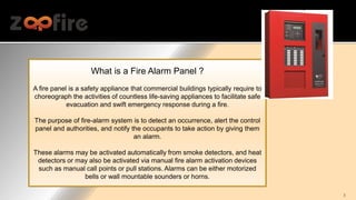 Functioning of a Fire alarm panel | PPTX