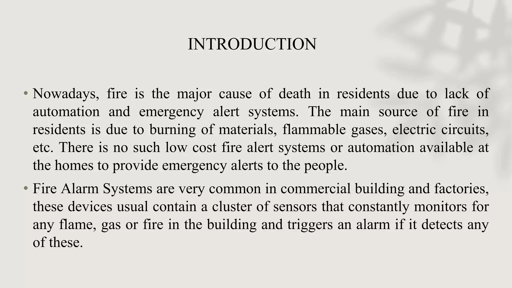 Fire alarm system | PPT