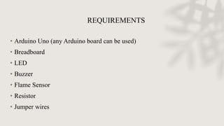 Fire alarm system | PPTX