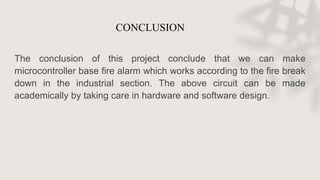 Fire alarm system | PPTX