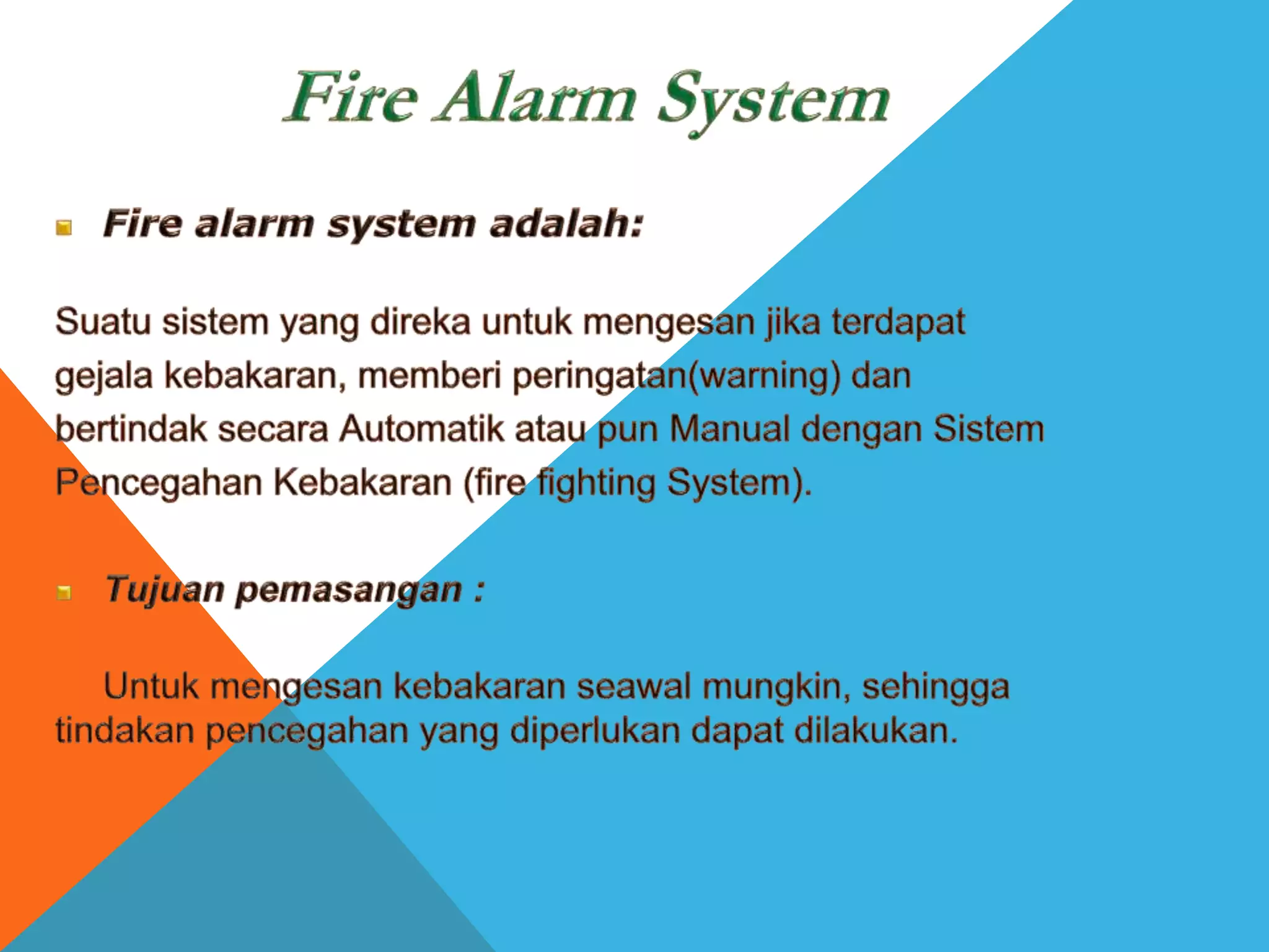 Fire alarm system | PPT