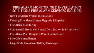 Fire Alarm System Atlanta | PPTX