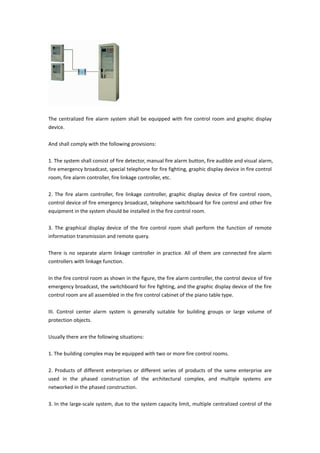fire alarm system types | PDF