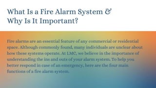 Fire Alarm System & Why Is It Important.pptx