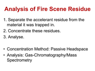 Fire and arson | PPTX