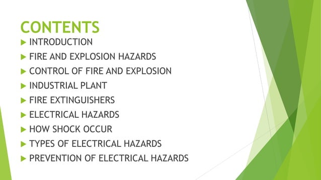 Fire and electrical hazards | PPTX