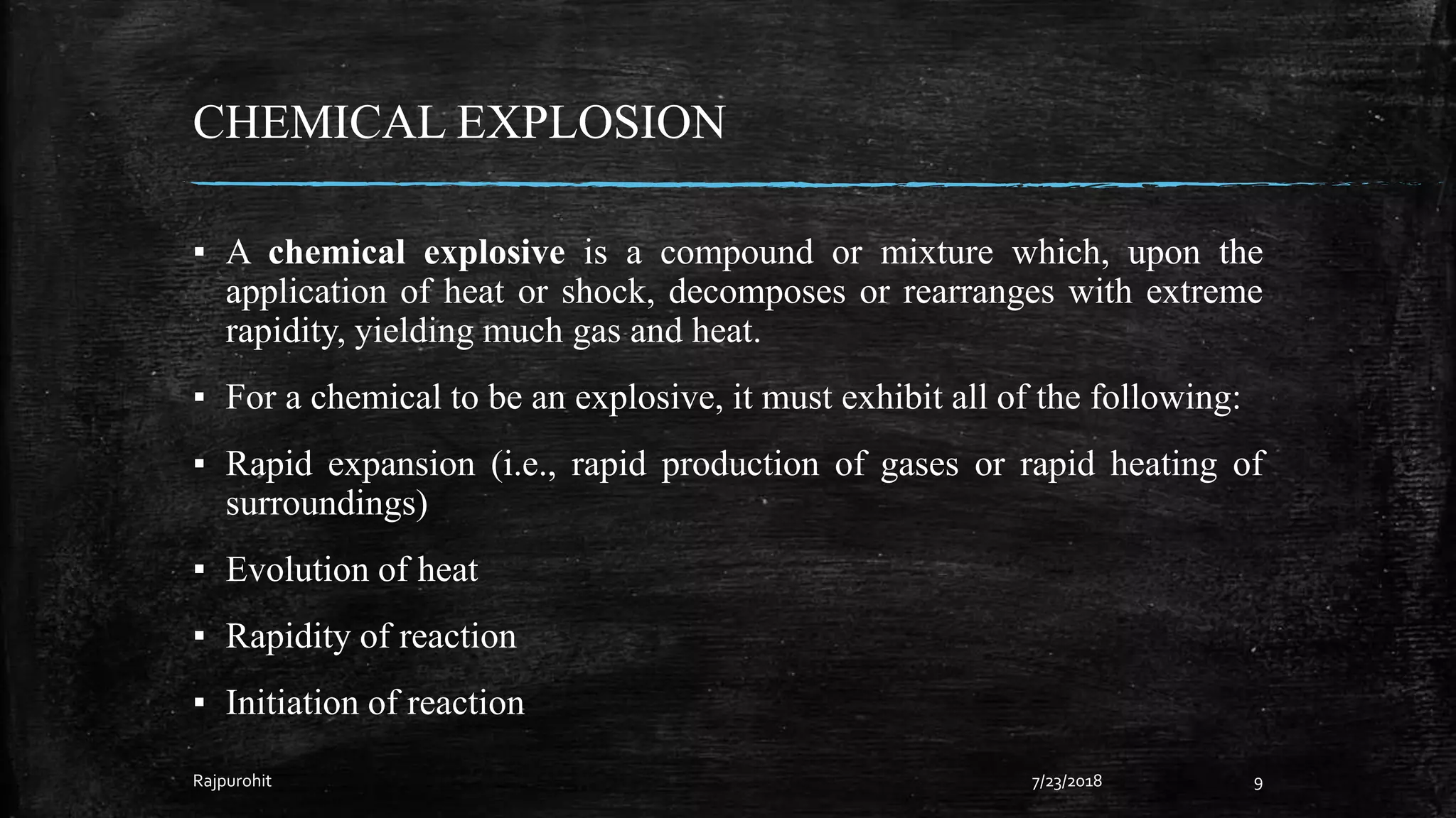 Fire and explosion | PPTX