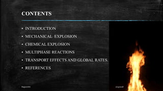 Fire and explosion | PPTX