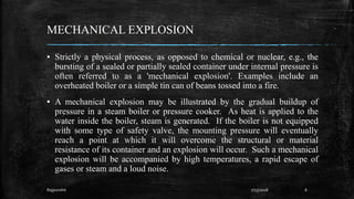 Fire and explosion | PPTX