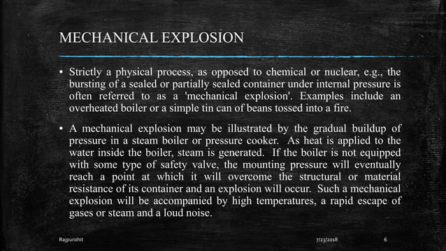 Fire and explosion | PPTX | Chemistry | Science
