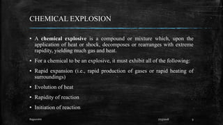 Fire and explosion | PPTX
