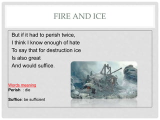 Fire and ice | PPT
