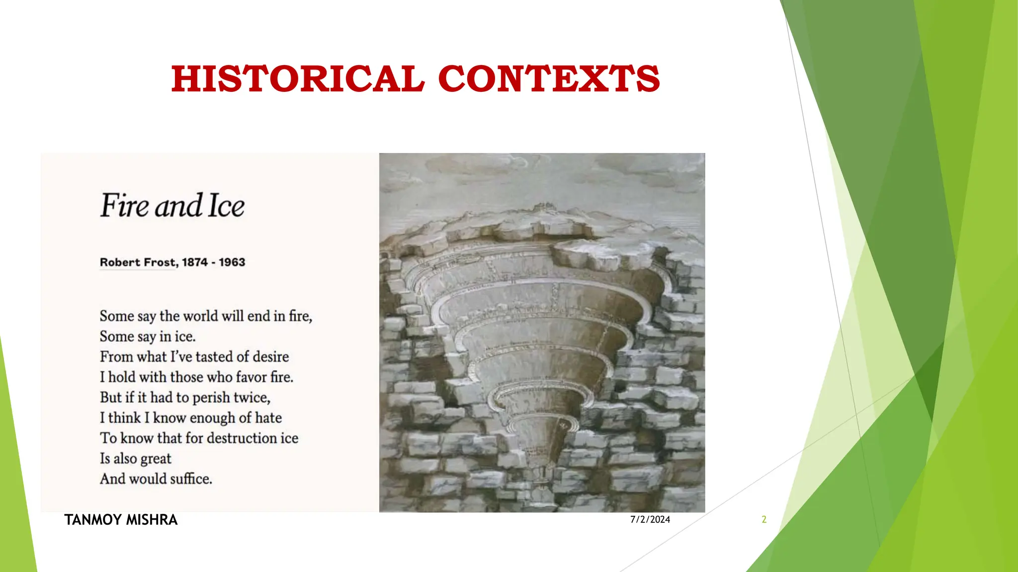 FIRE AND ICE_AN OVERVIEW OF THE POEM_ANALYSIS OF THEMES.pptx