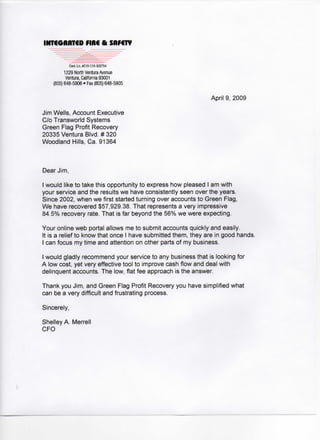 Fire and safety letter001 | PDF