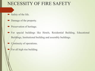 Fire and safety management | PPTX
