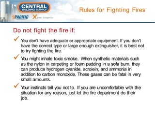 Comprehensive Fire Safety Training: Prevention, Extinguishers, and ...