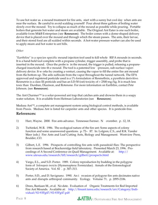 Sustainable Fire Ant Management | PDF