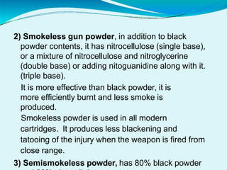 Shotgun and Rifle Cartridge's Ballistics | PPTX