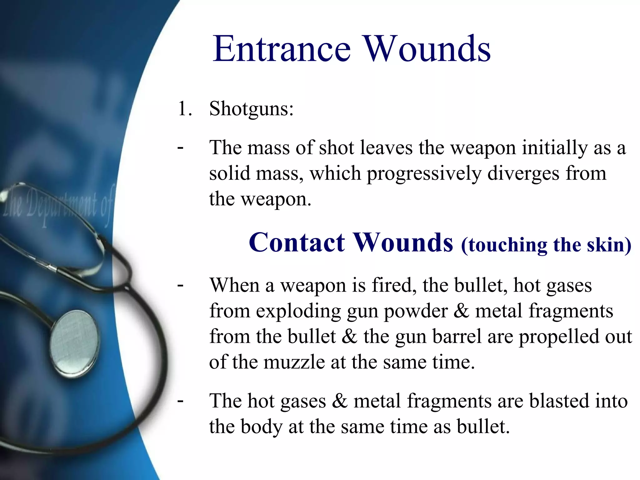 Firearm injuries | PPT