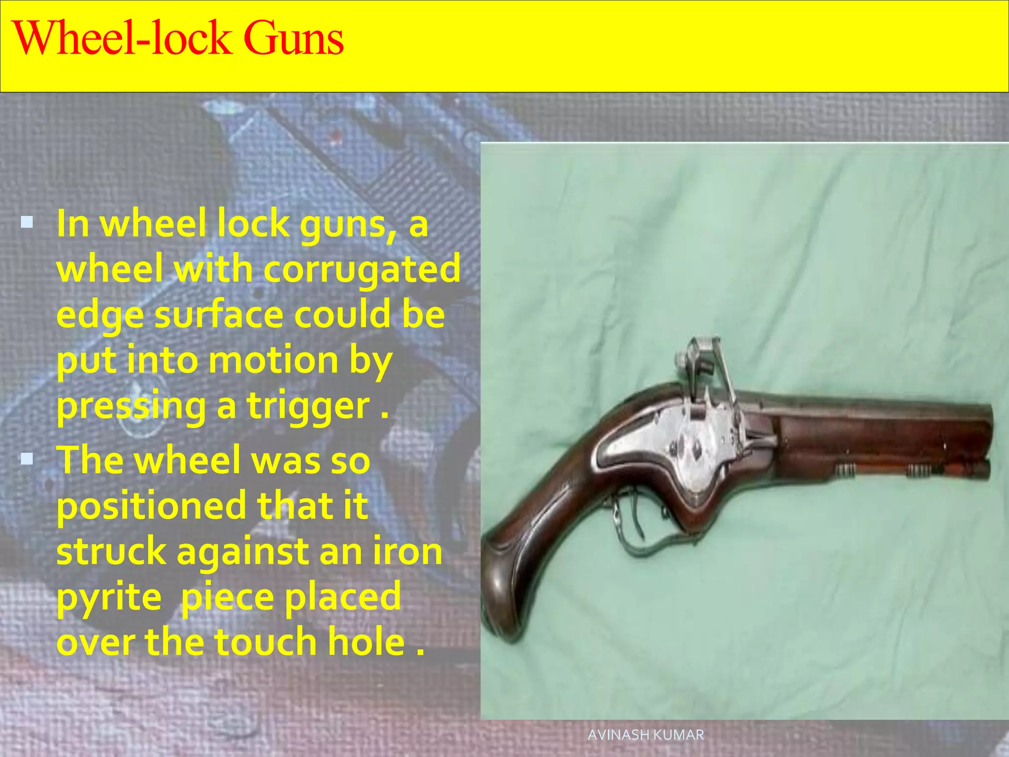 Firearm and its classification. | PPTX