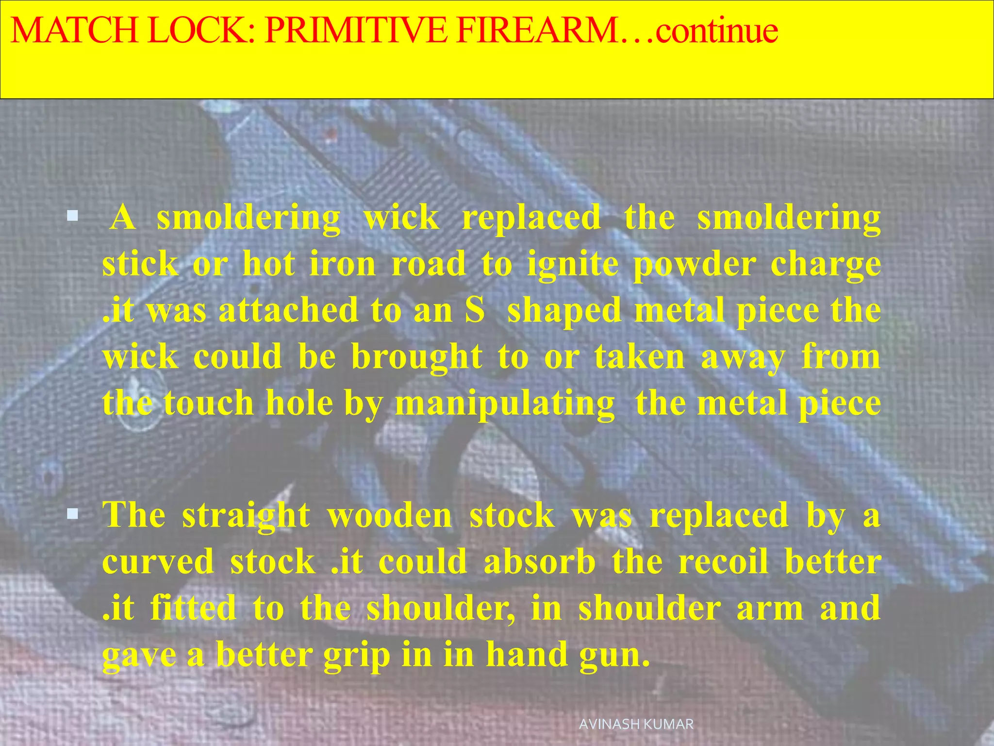 Firearm and its classification. | PPTX