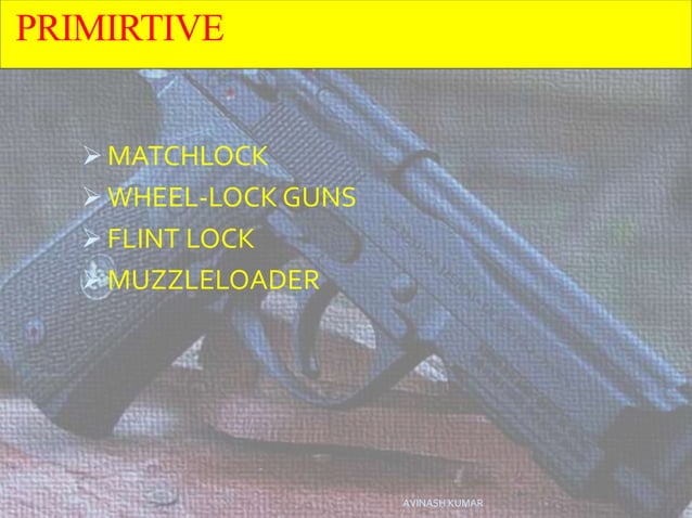Firearm and its classification. | PPTX | Arms & Ammunition | Sensitive ...