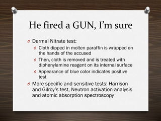 Firearm injuries_Forensics | PPTX
