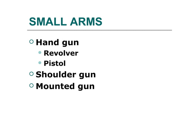 Fire arm injuries | PPT