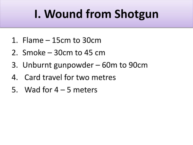Firearm injuries | PPTX
