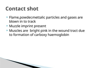 FIREARM INJURIES.pptx forensic medicine h | PPTX