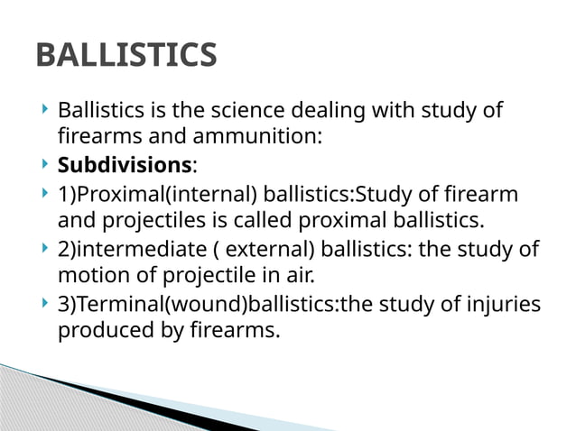 FIREARM INJURIES.pptx forensic medicine h | PPTX