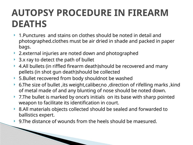 FIREARM INJURIES.pptx forensic medicine h | PPTX