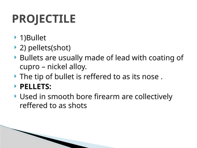 FIREARM INJURIES.pptx forensic medicine h | PPTX