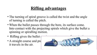 FIRE ARMS AND WOUND BALLISTICS- FORENSIC OVERVIEW | PPTX