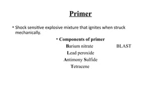 FIRE ARMS AND WOUND BALLISTICS- FORENSIC OVERVIEW | PPTX