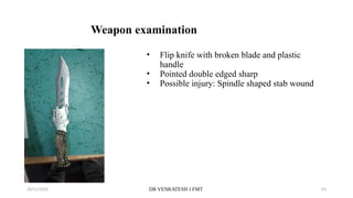 FIRE ARMS AND WOUND BALLISTICS- FORENSIC OVERVIEW | PPTX
